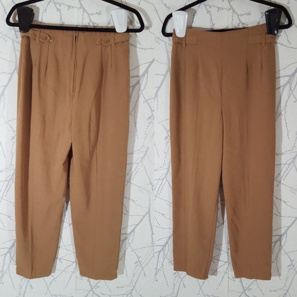 Vintage | Pants & Jumpsuits | Pariscope Caramel Colored High Rise ...